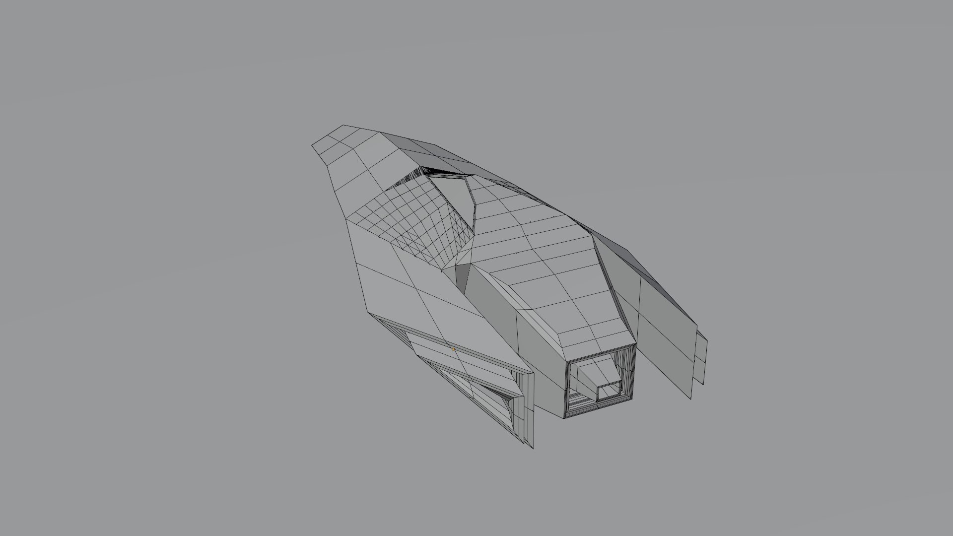 3D Low Poly Space Ship - TurboSquid 1830525