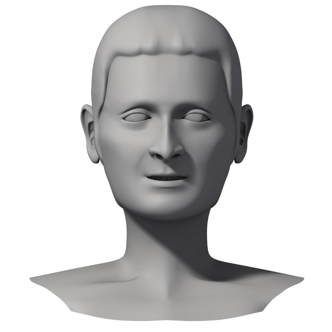 3D Man Face Model - TurboSquid 1464548