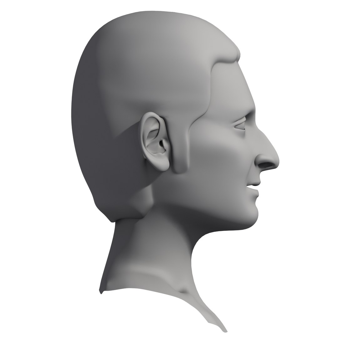 3D Man Face Model - TurboSquid 1464548