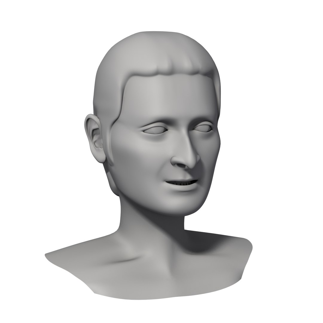 3D Man Face Model - TurboSquid 1464548