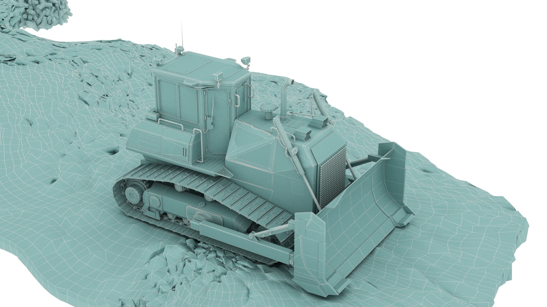3D Shore Protection With A Bulldozer Model - TurboSquid 1934252