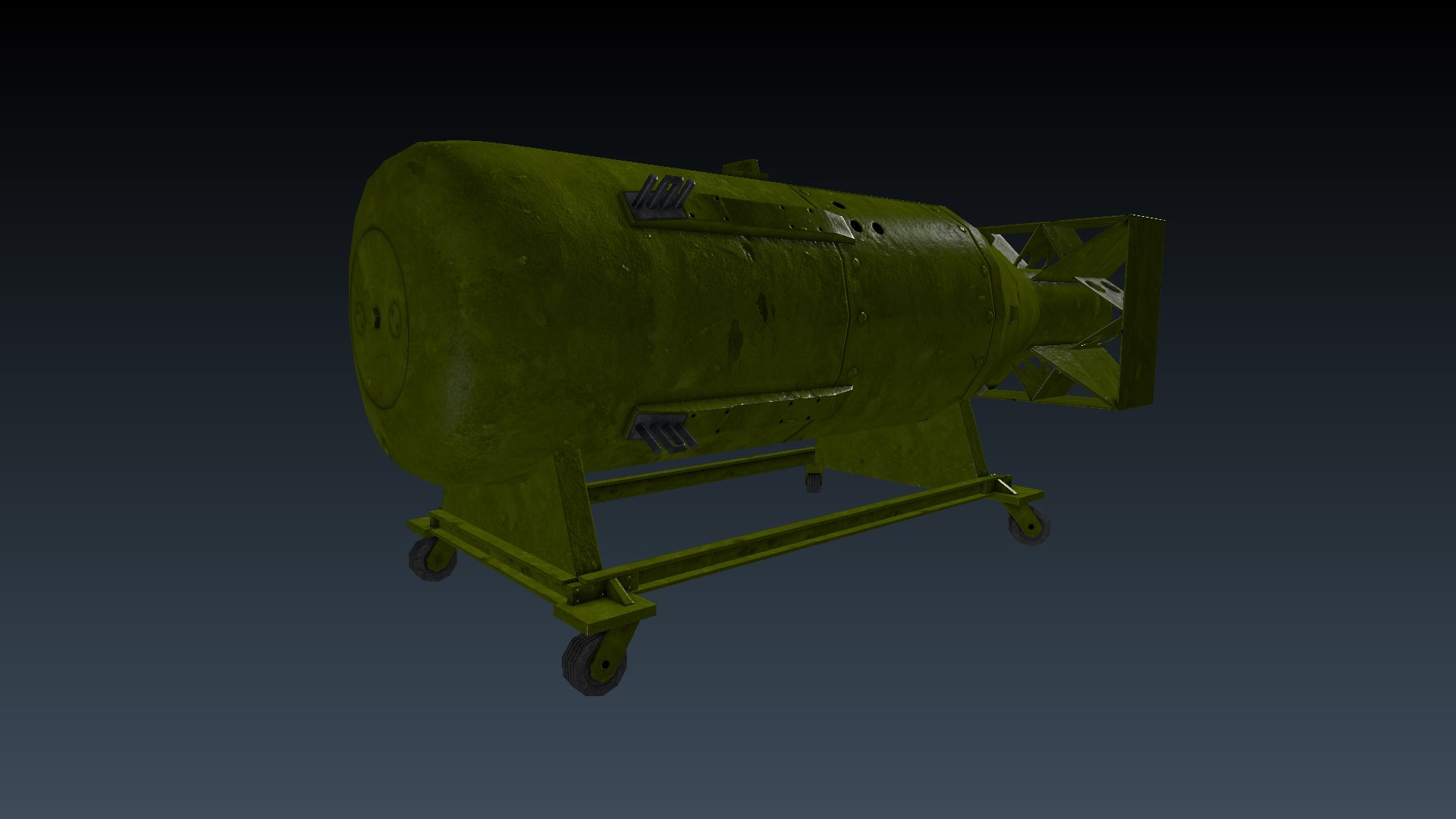 Little Boy Atomic Bomb 3d 3ds