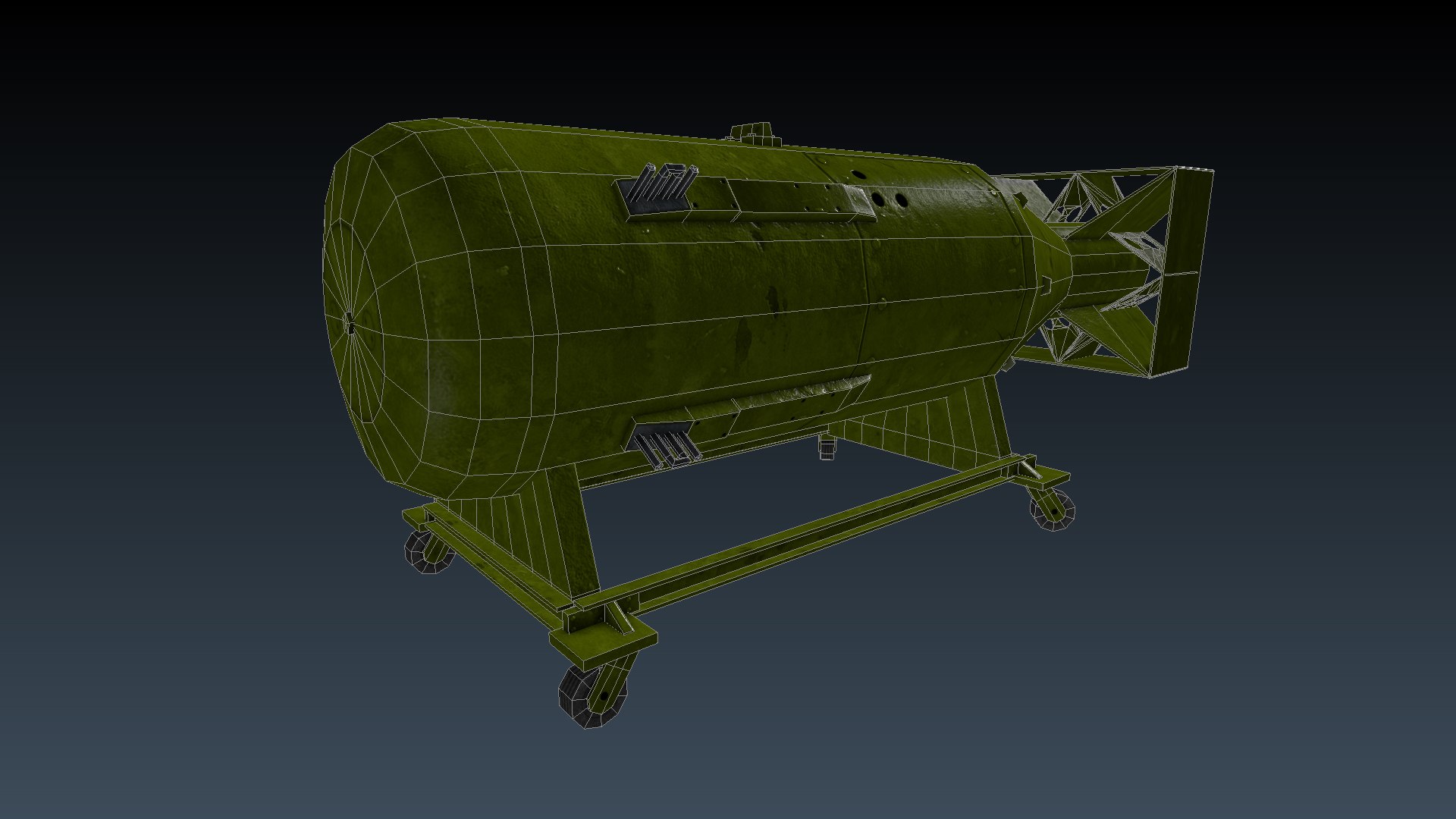 Little Boy Atomic Bomb 3d 3ds