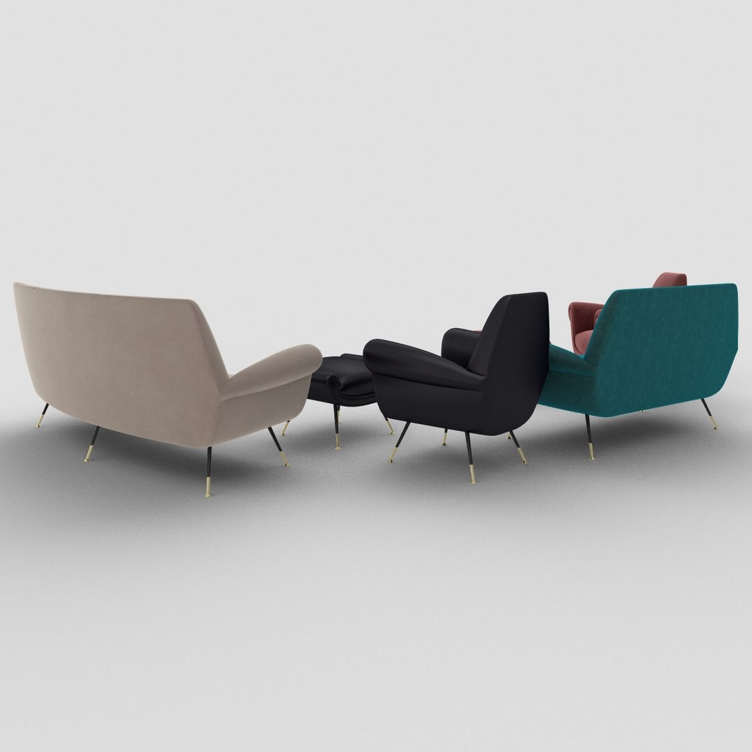 Minotti Albert Sofa 3D Model - TurboSquid 1318430