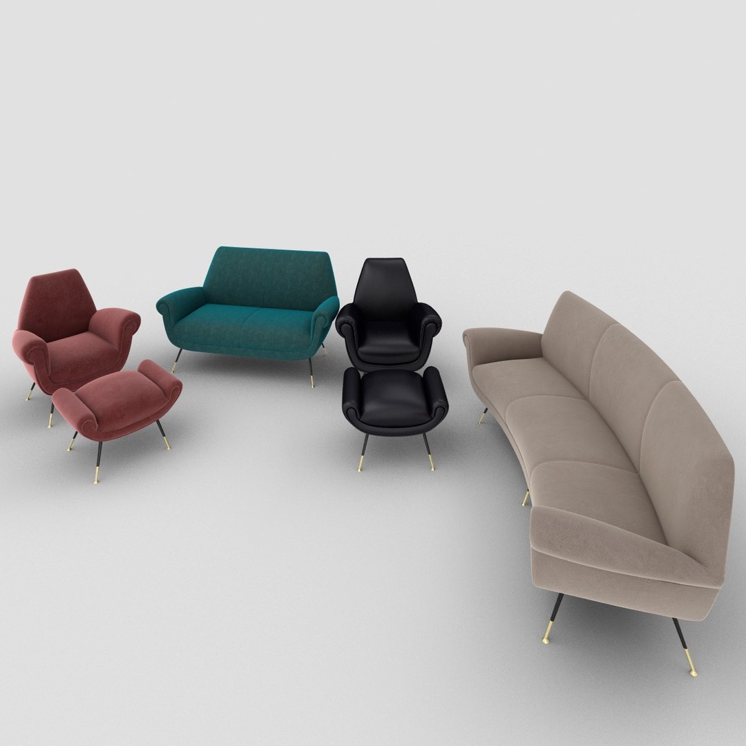 Minotti Albert Sofa 3D Model - TurboSquid 1318430