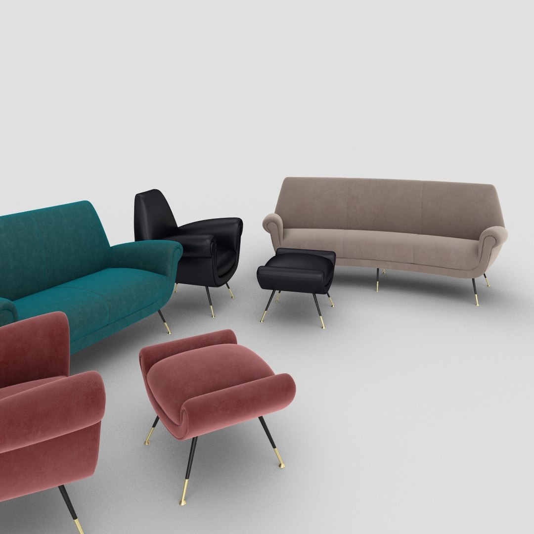 Minotti Albert Sofa 3D Model - TurboSquid 1318430