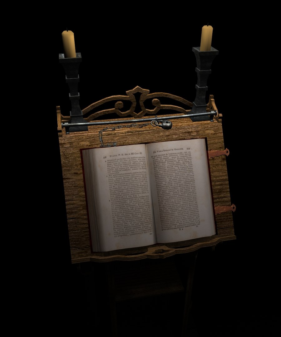 Book Stand Wizard Model - TurboSquid 1219435