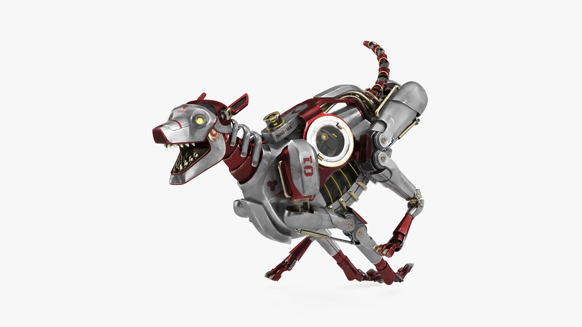 Running Futuristic Robotic Dog Concept Model - TurboSquid 2265828