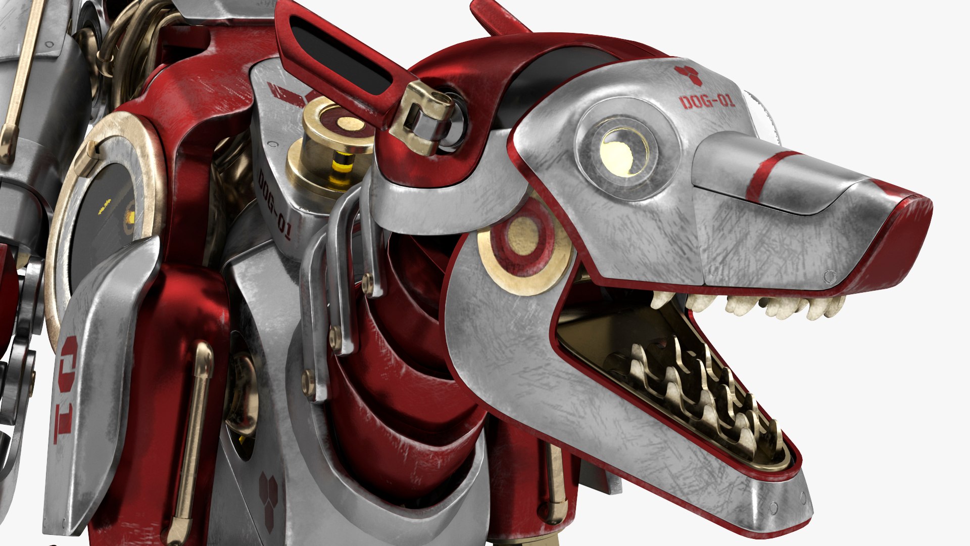 Running Futuristic Robotic Dog Concept Model - TurboSquid 2265828