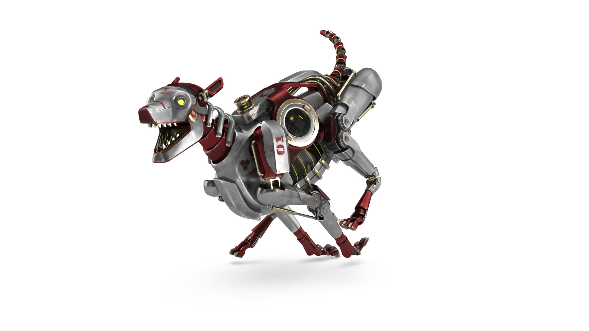 Running Futuristic Robotic Dog Concept Model - TurboSquid 2265828
