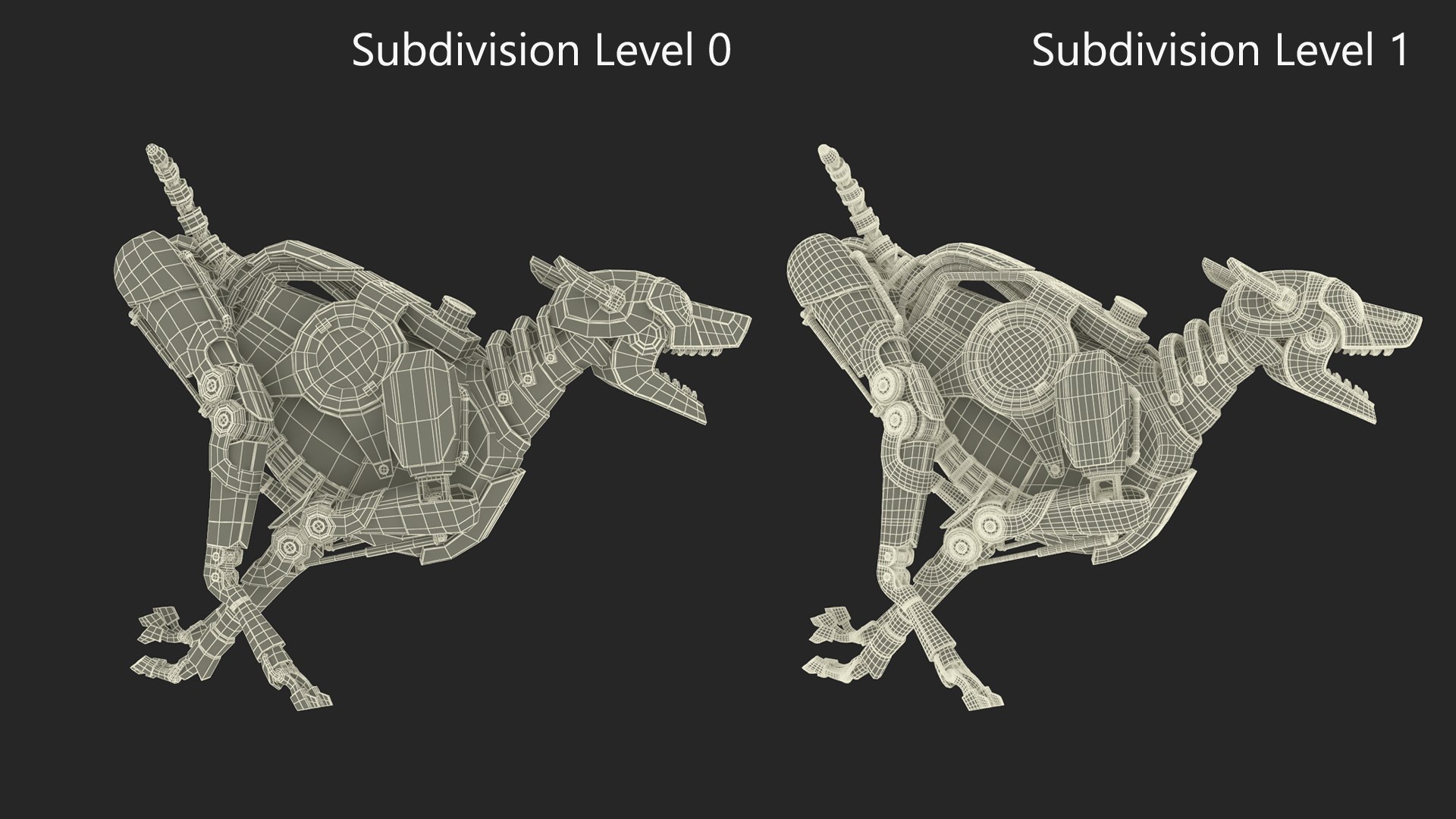 Running Futuristic Robotic Dog Concept Model - TurboSquid 2265828