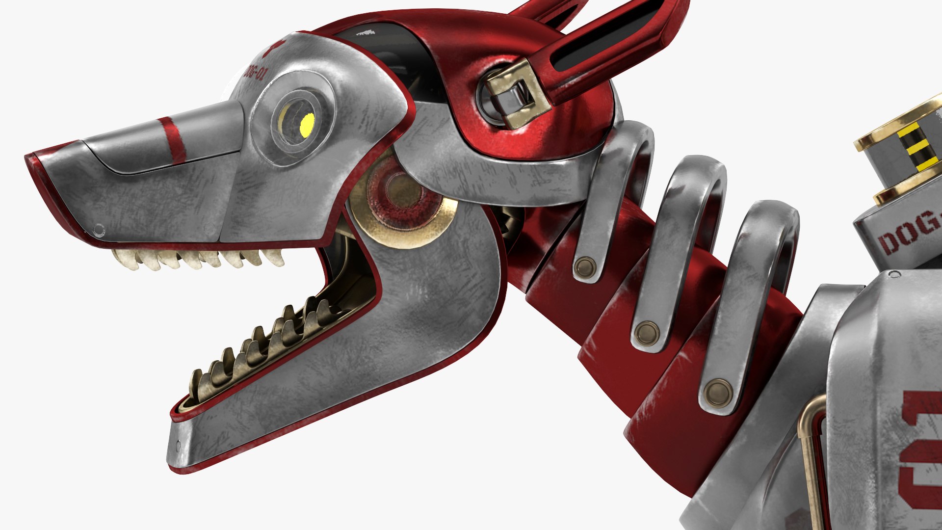 Running Futuristic Robotic Dog Concept Model - TurboSquid 2265828