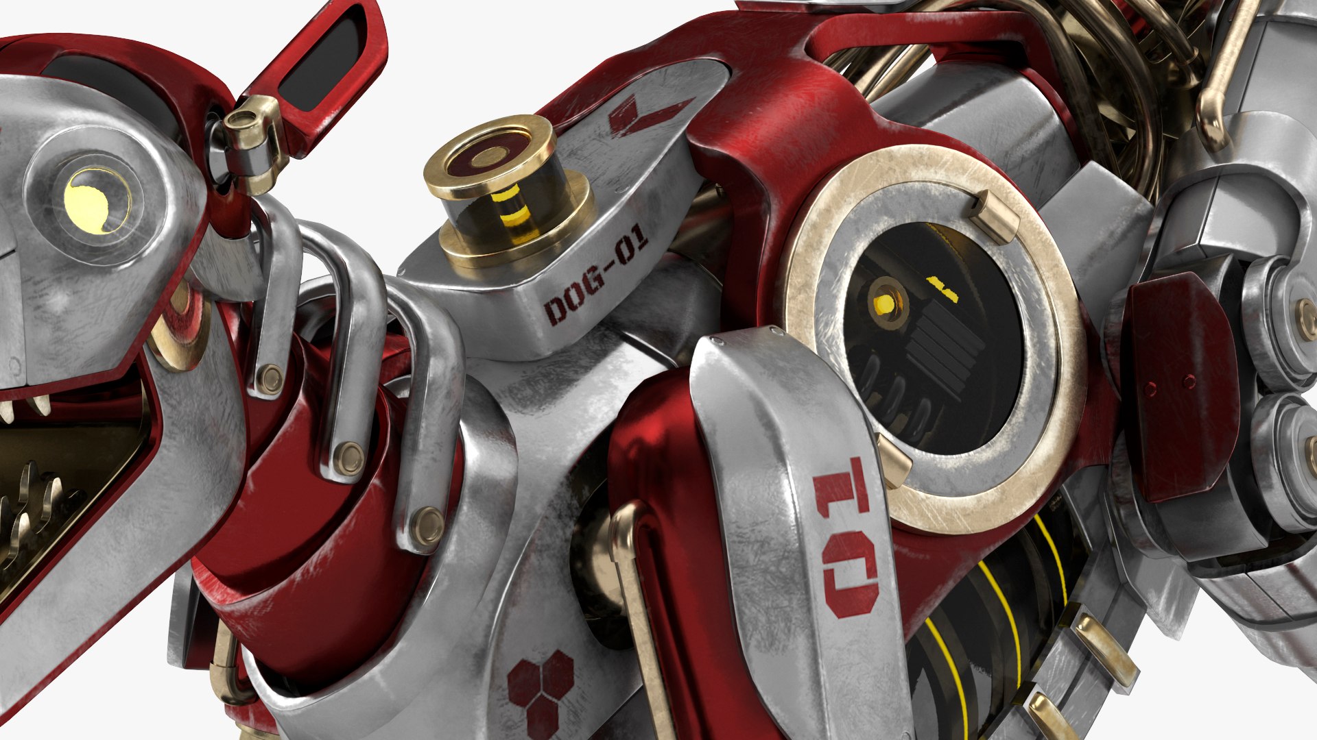 Running Futuristic Robotic Dog Concept Model - TurboSquid 2265828