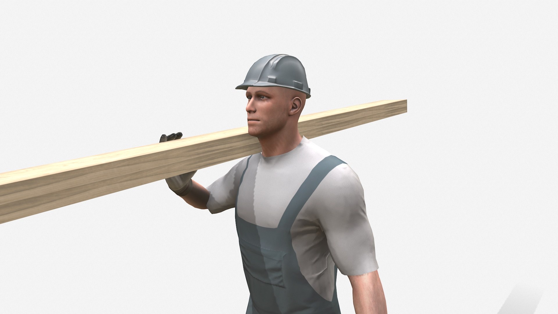 Workman Idle Animation 01 3D - TurboSquid 1826580