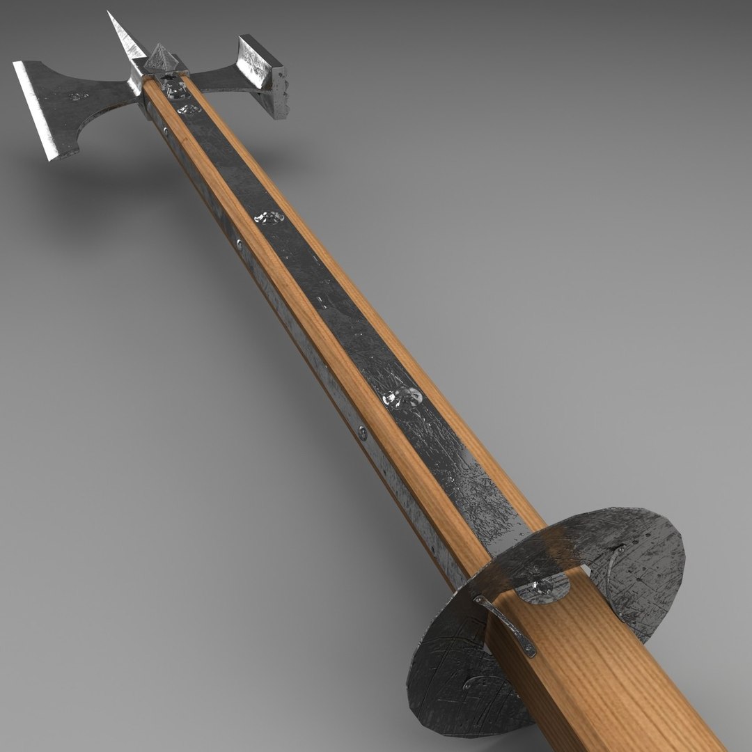 3d Axe Poleaxe Hand
