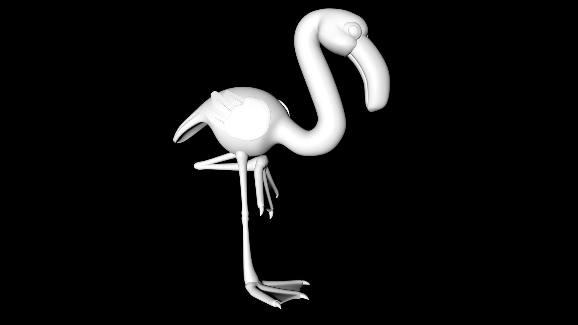 Flamingo 3D - TurboSquid 1752697