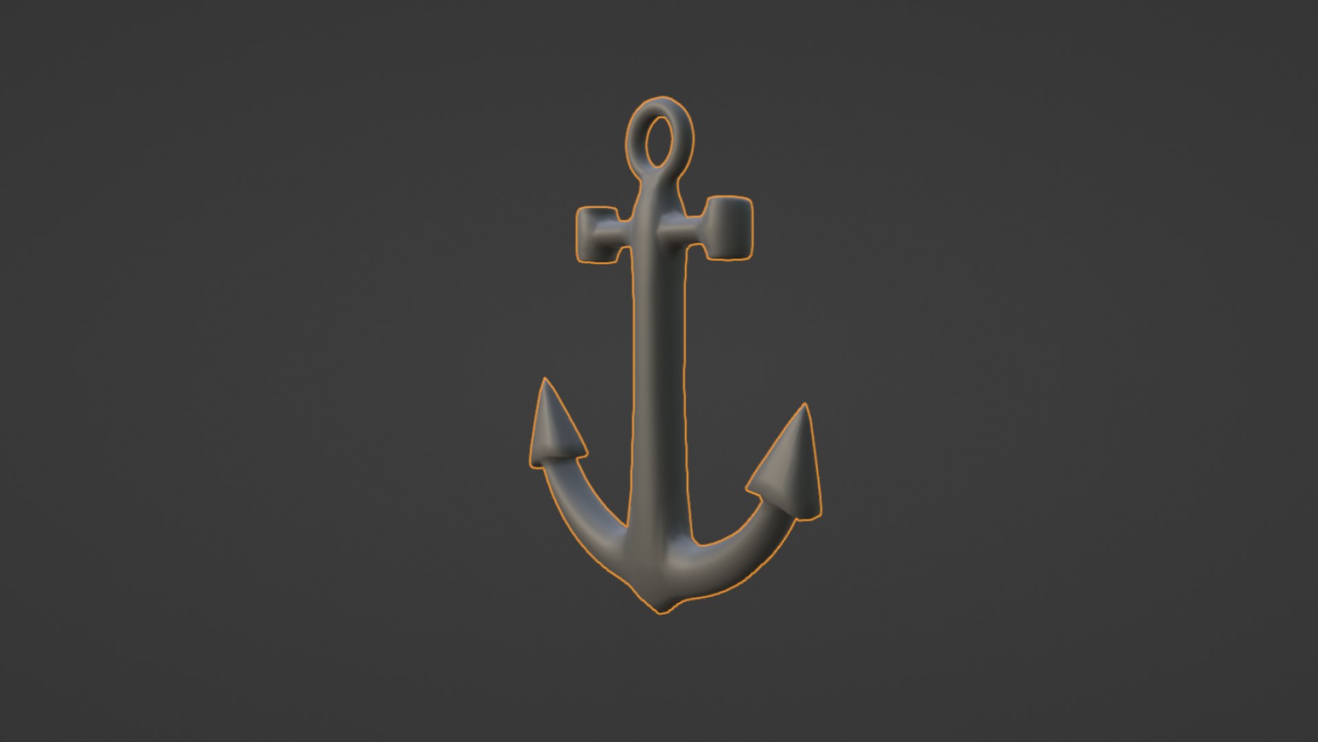 Low-Poly Anchor 3D - TurboSquid 2427805