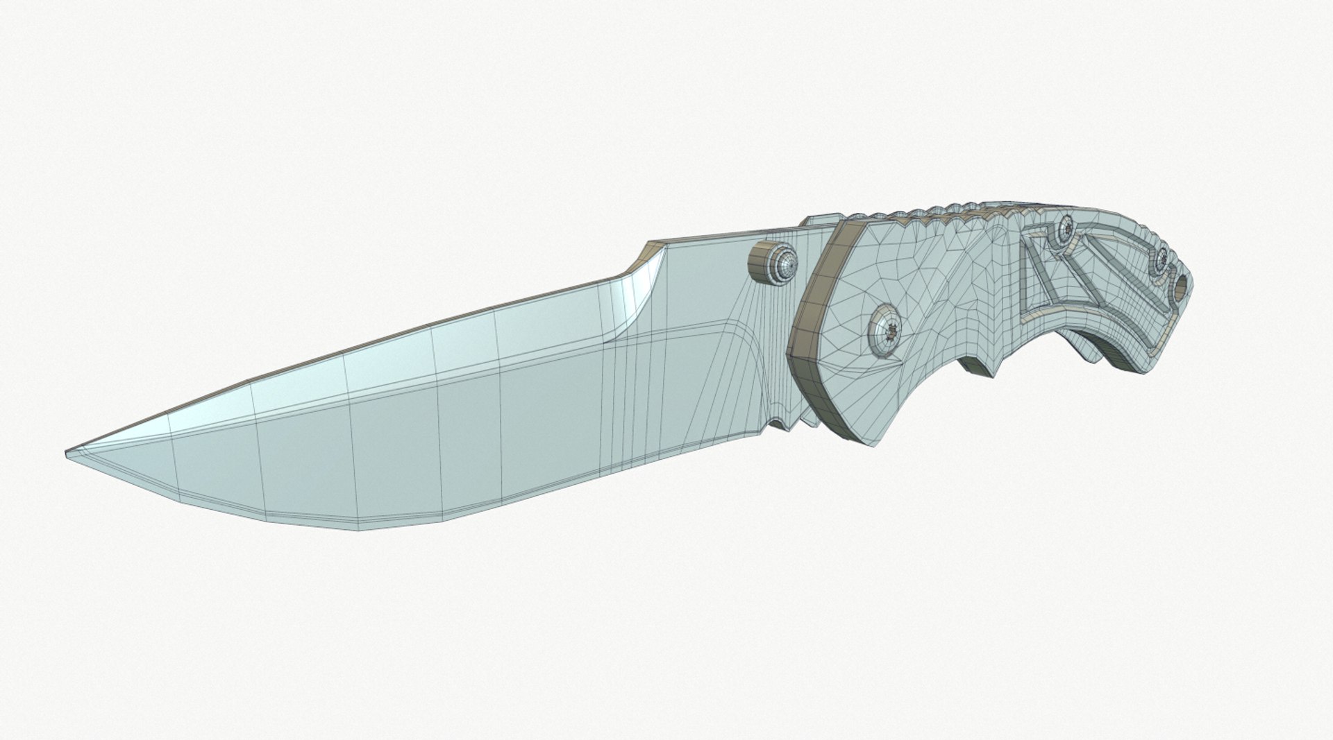 Free Folding Knife 3d Model