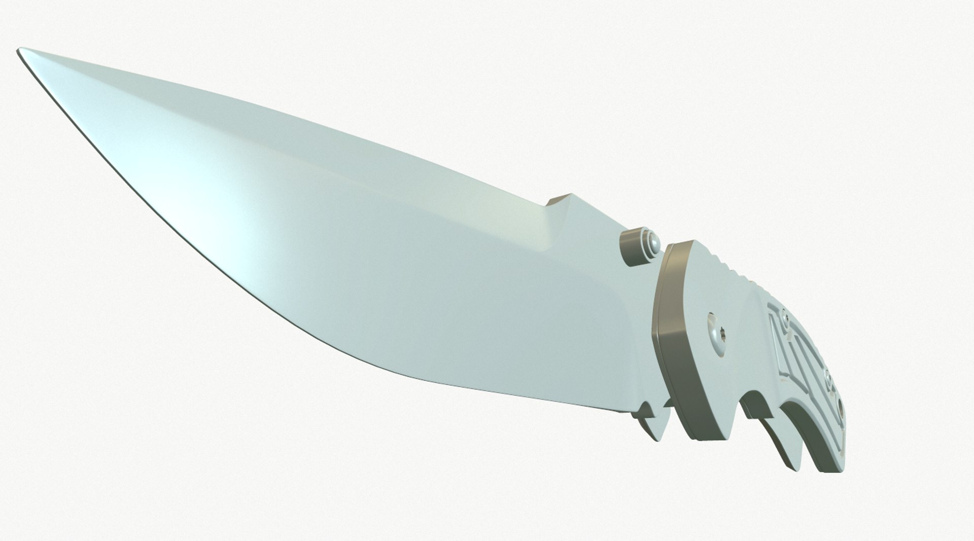 Free Folding Knife 3d Model