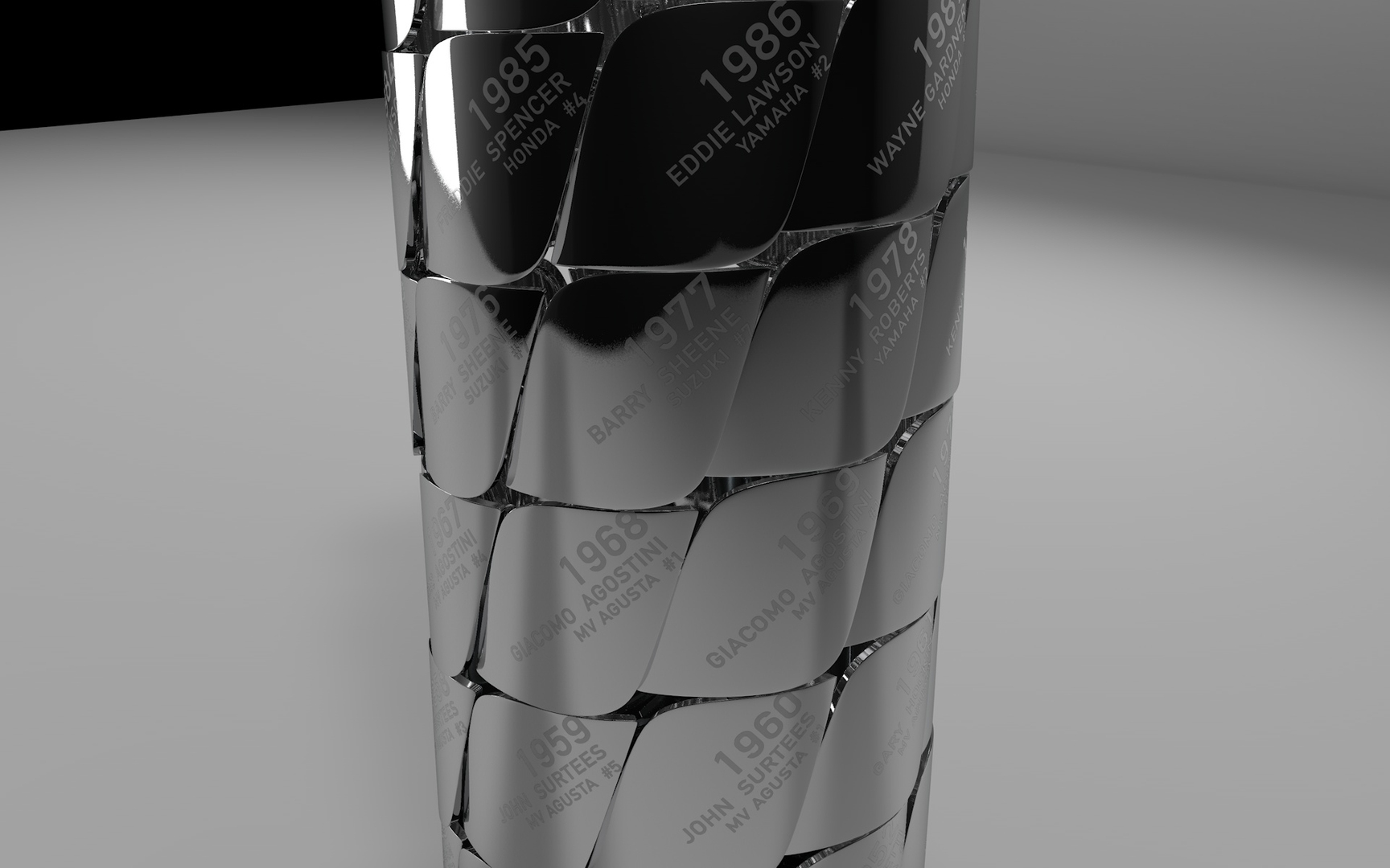Motogp champions tower l246 3D model - TurboSquid 1434127