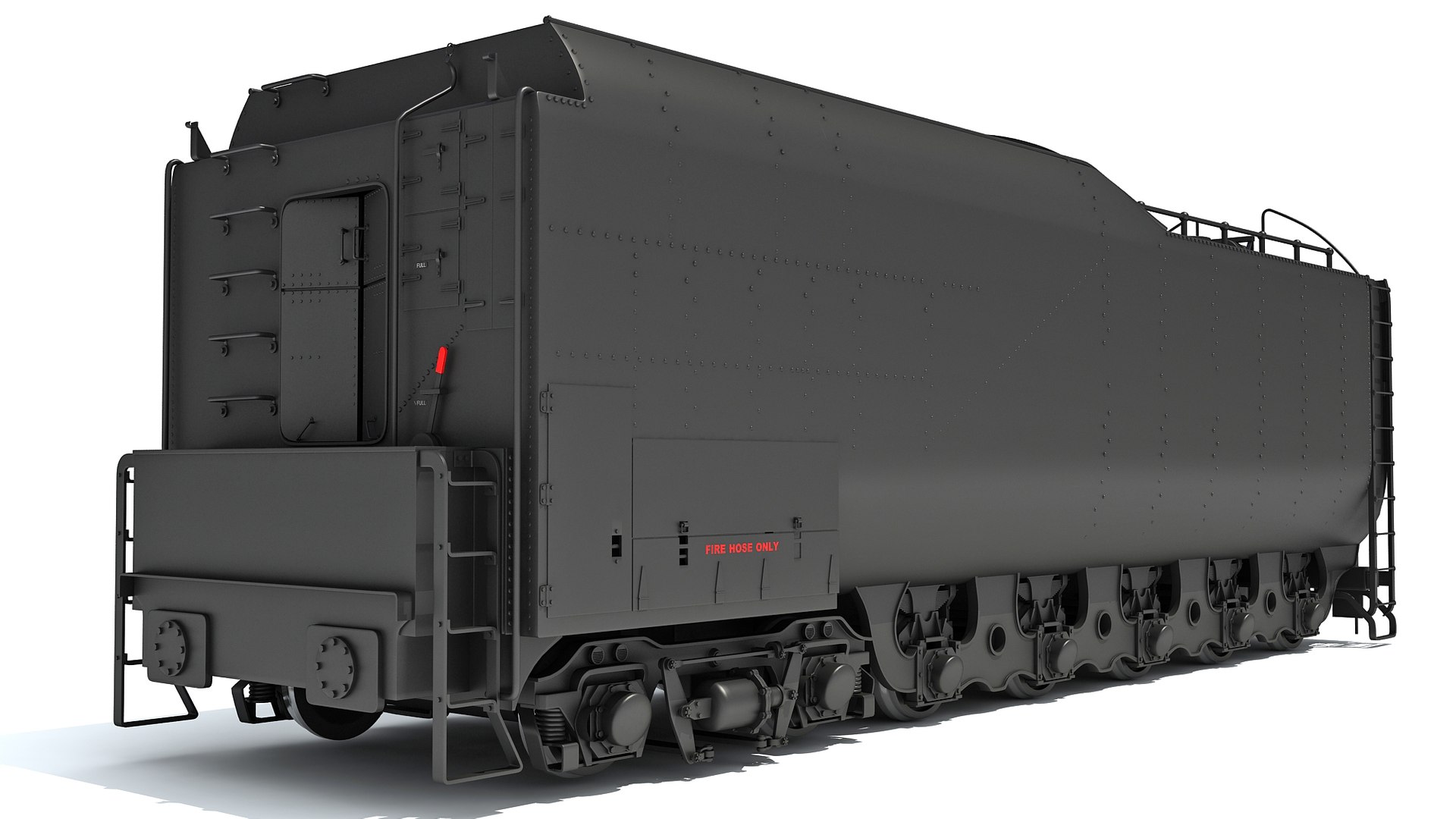 Steam Train Coal Tender Car 3D Model - TurboSquid 2017206