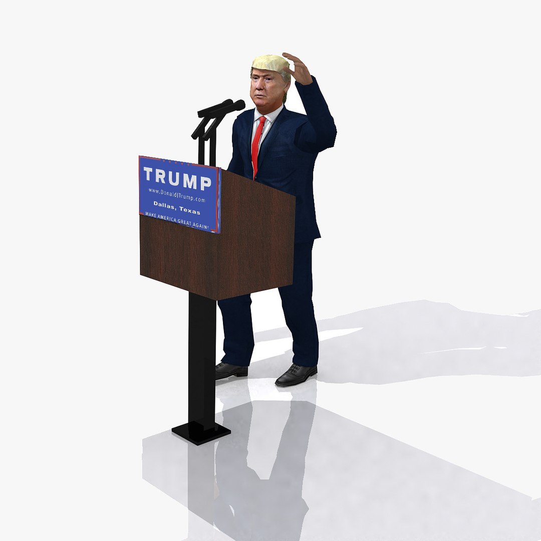 3d Model Donald Trump