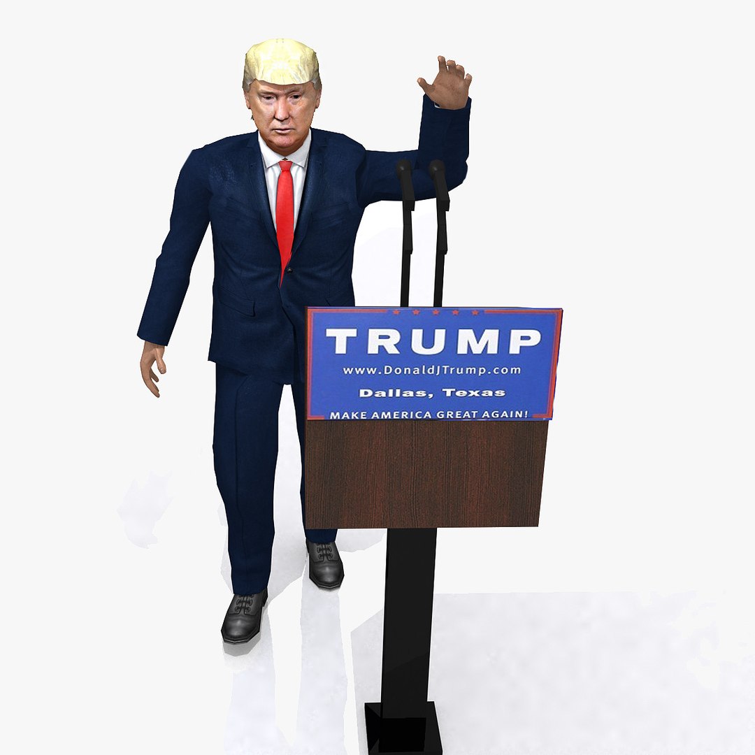 3d Model Donald Trump