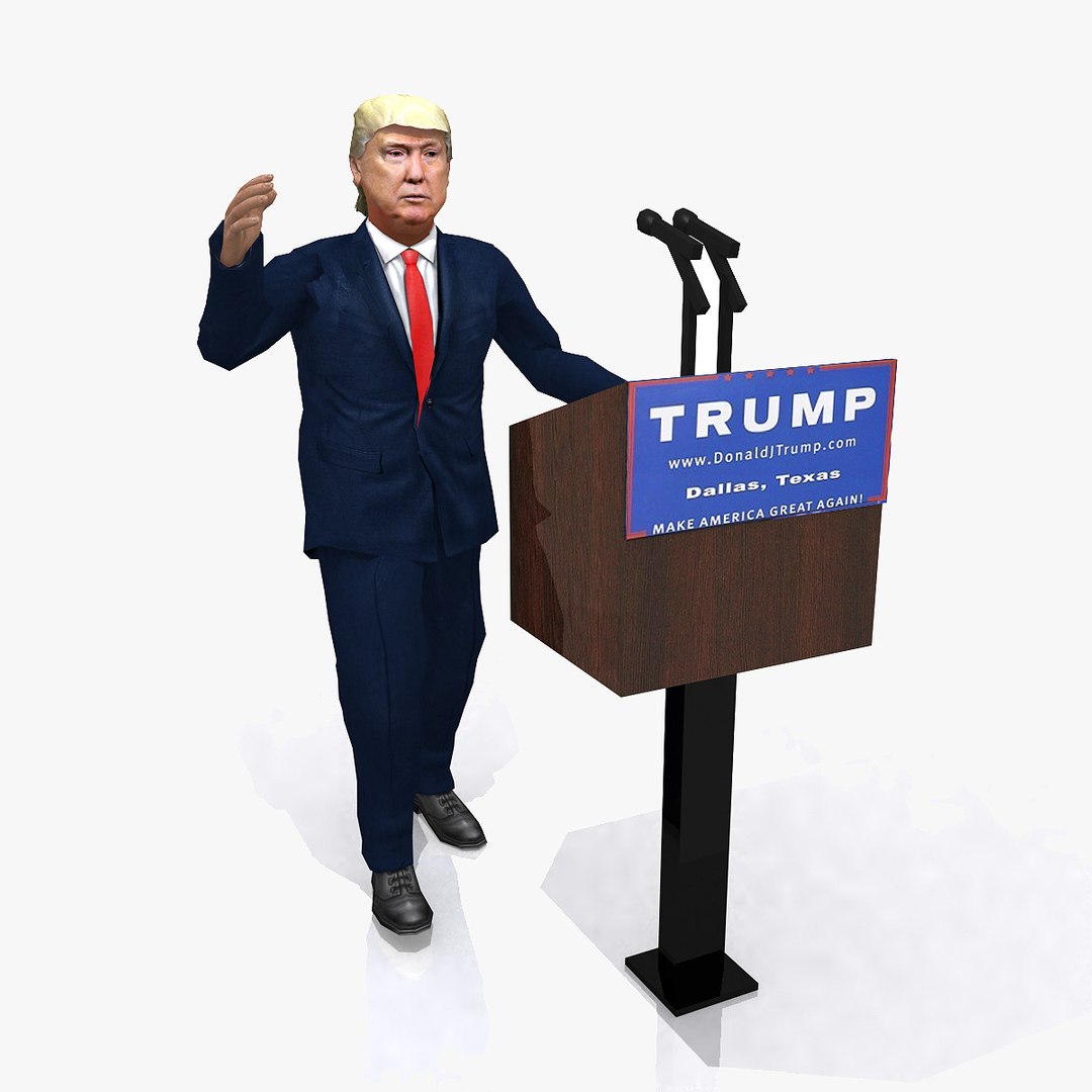 3d Model Donald Trump