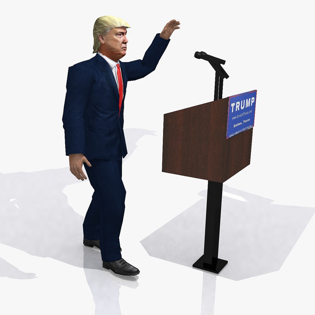 3d Model Donald Trump