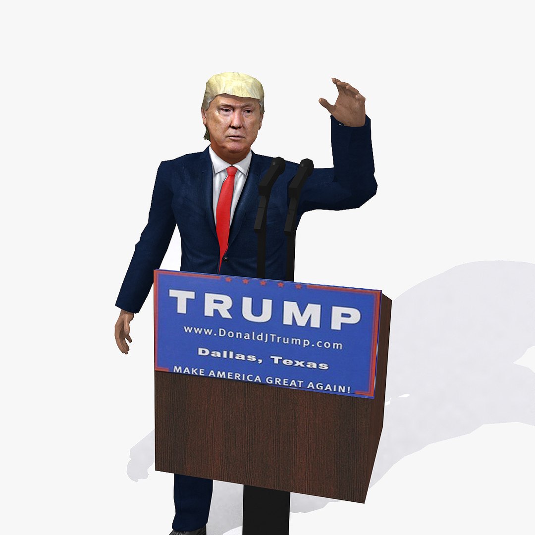 3d Model Donald Trump