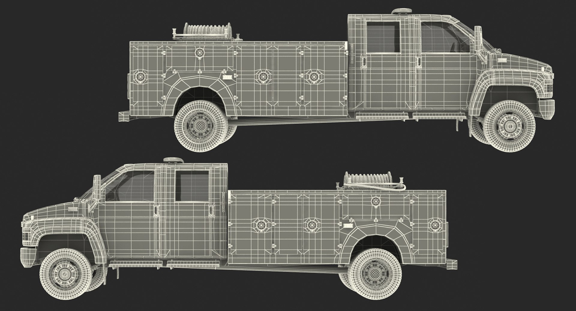 Old Truck 3d Model