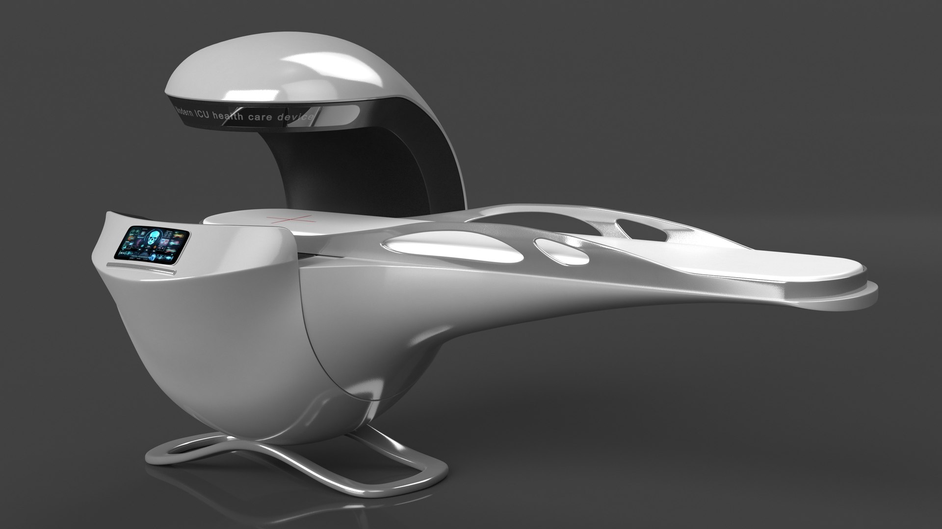 3D Futuristic ICU Health Care Device White - TurboSquid 2174370