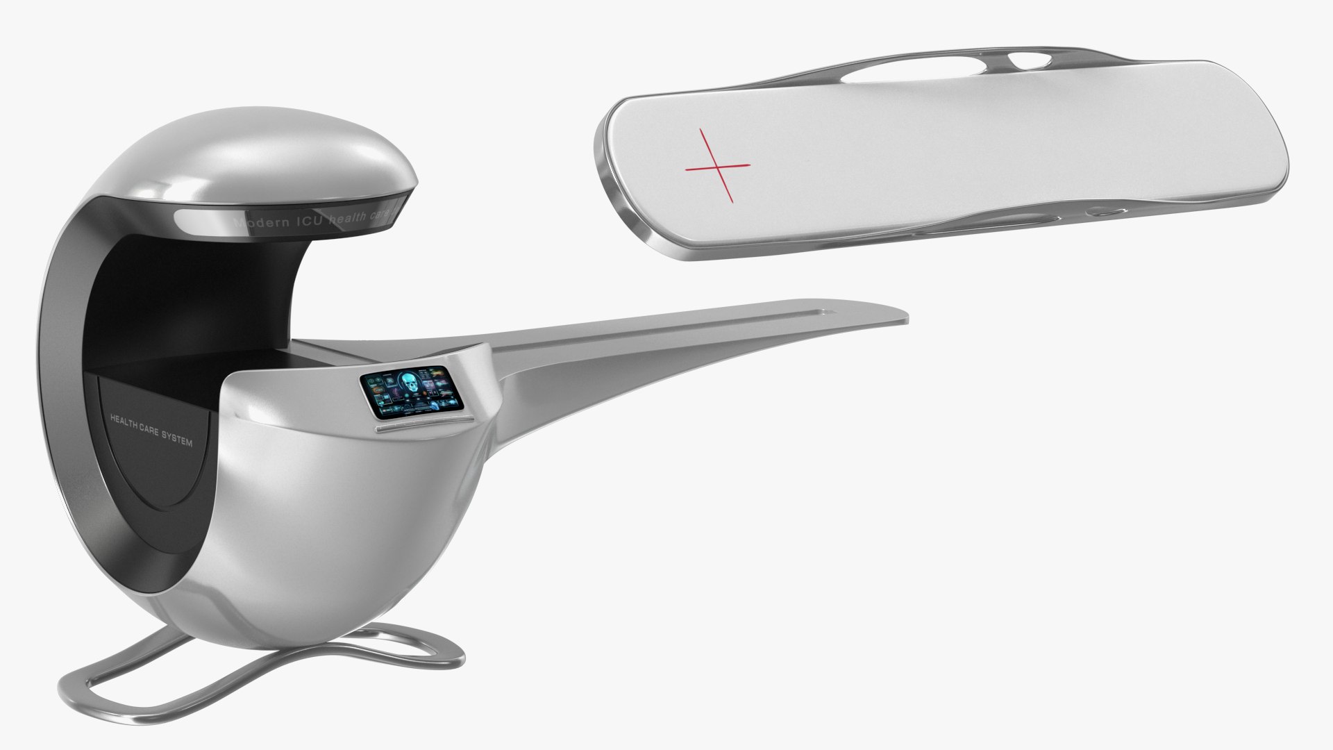 3D Futuristic ICU Health Care Device White - TurboSquid 2174370