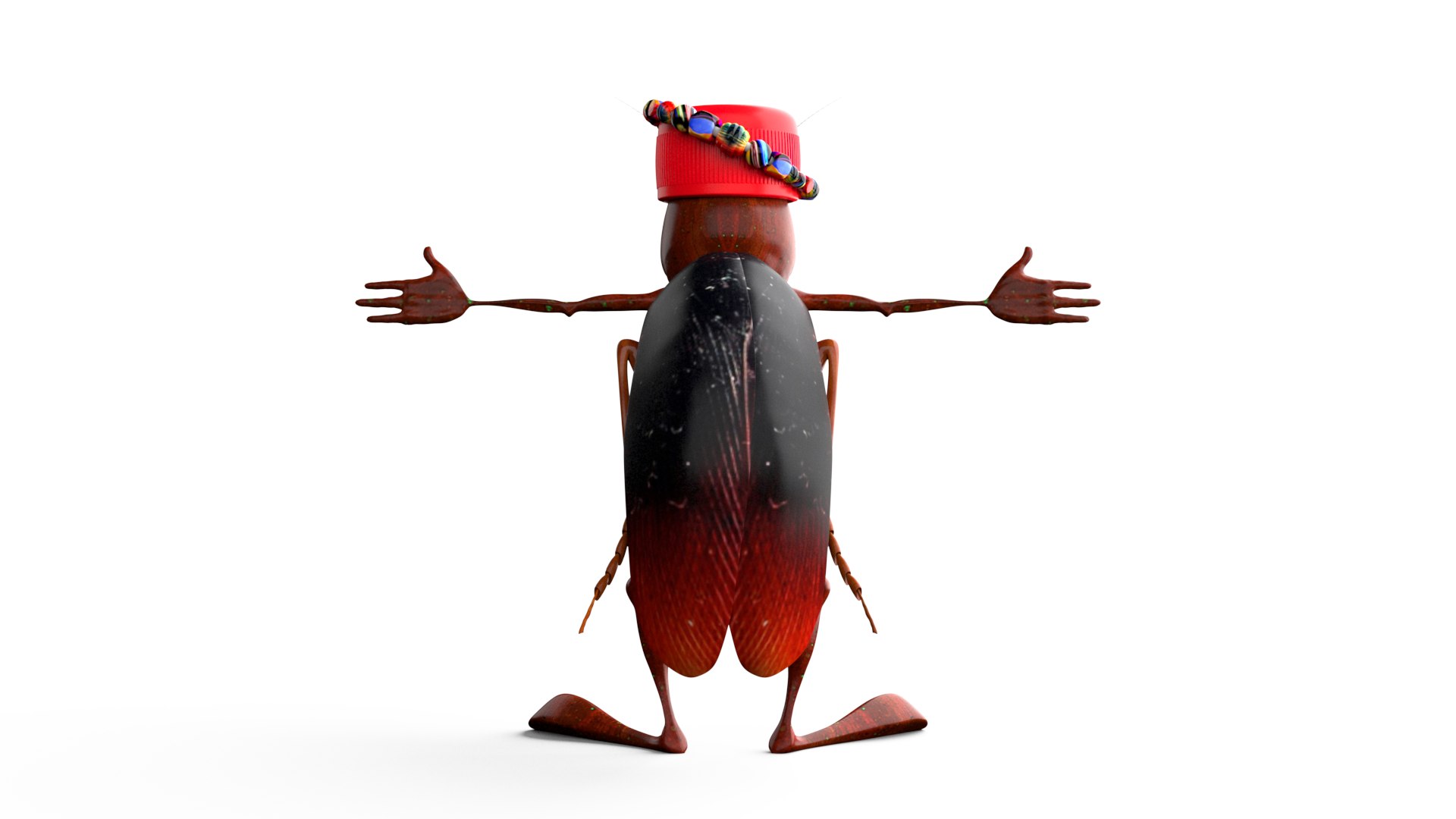 3D Cockroach Character Model - TurboSquid 2168702