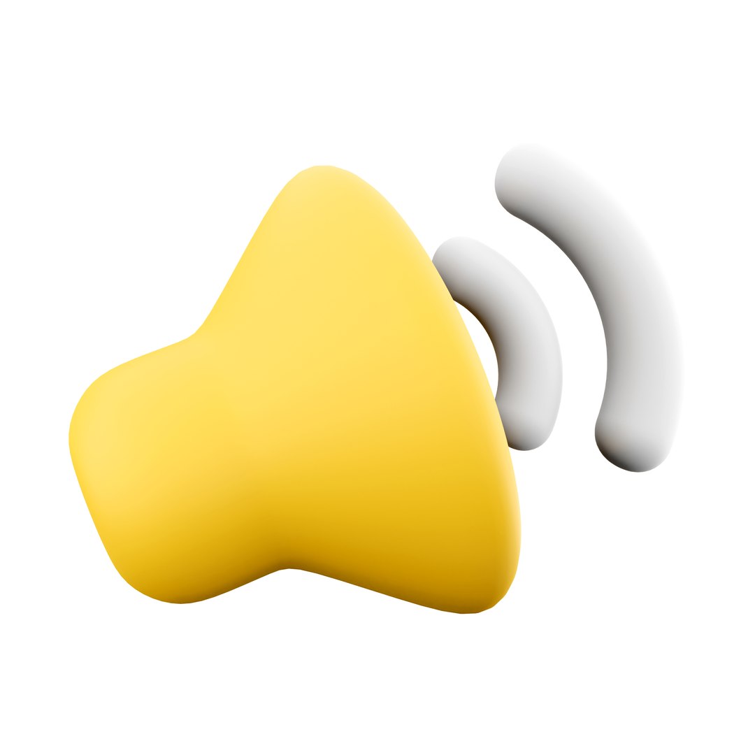 3D Sound Icon - TurboSquid 2074086