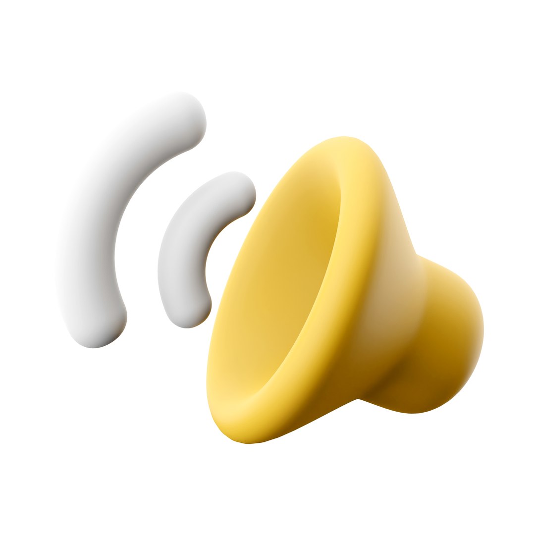 3D Sound Icon - TurboSquid 2074086