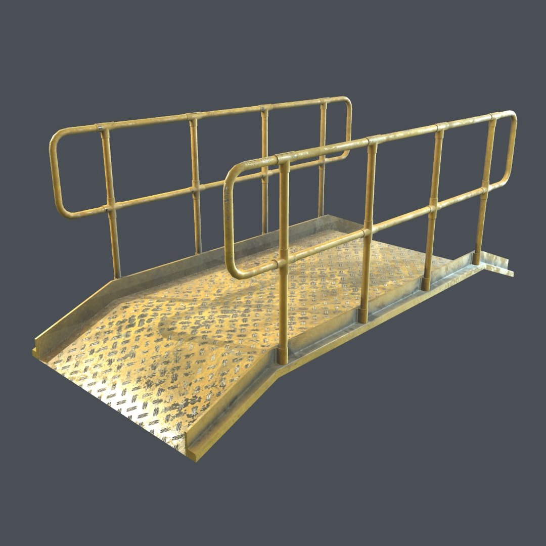 Industrial Platform 3d Model