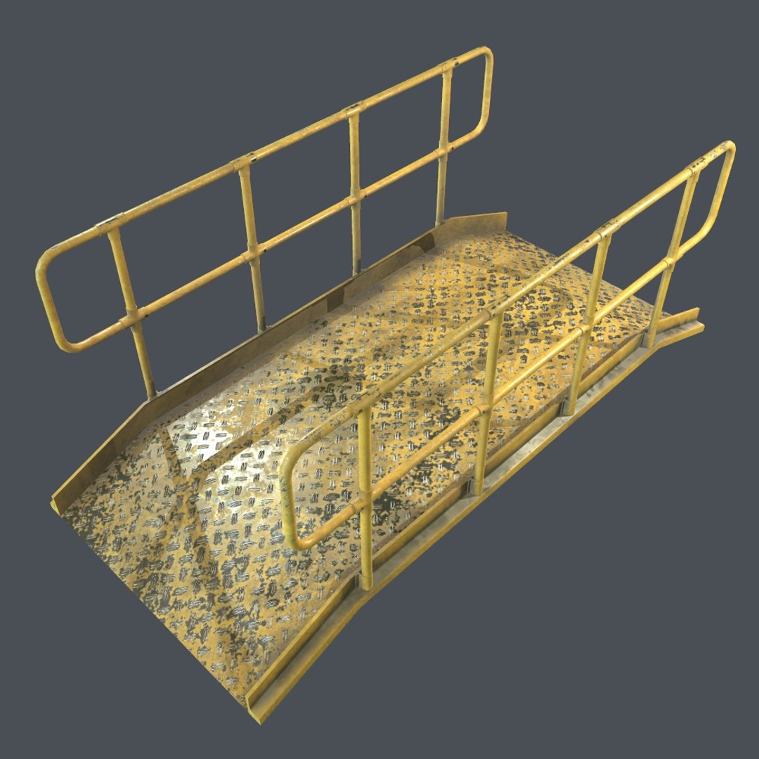 Industrial Platform 3d Model