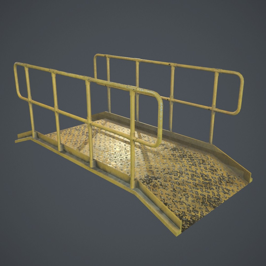 Industrial Platform 3d Model