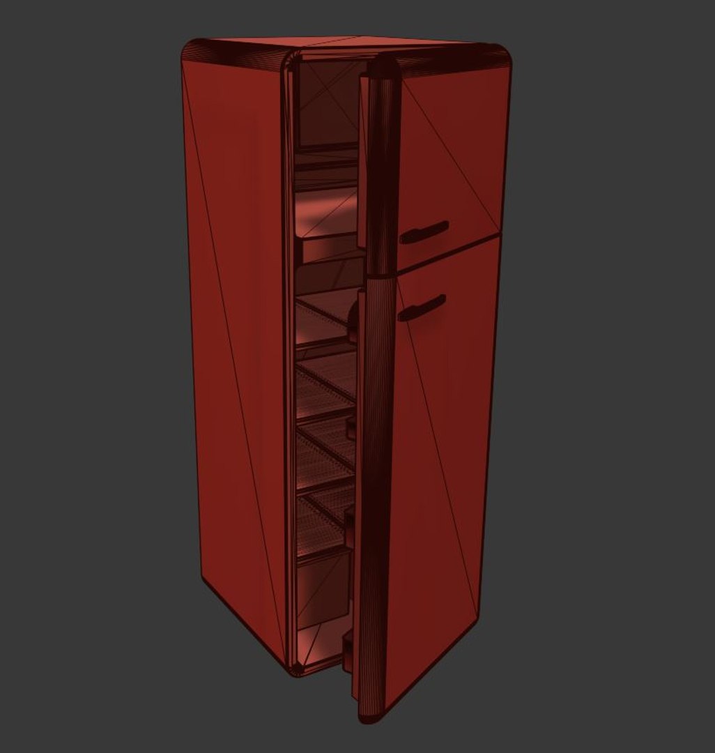 Refrigerator 3d Model