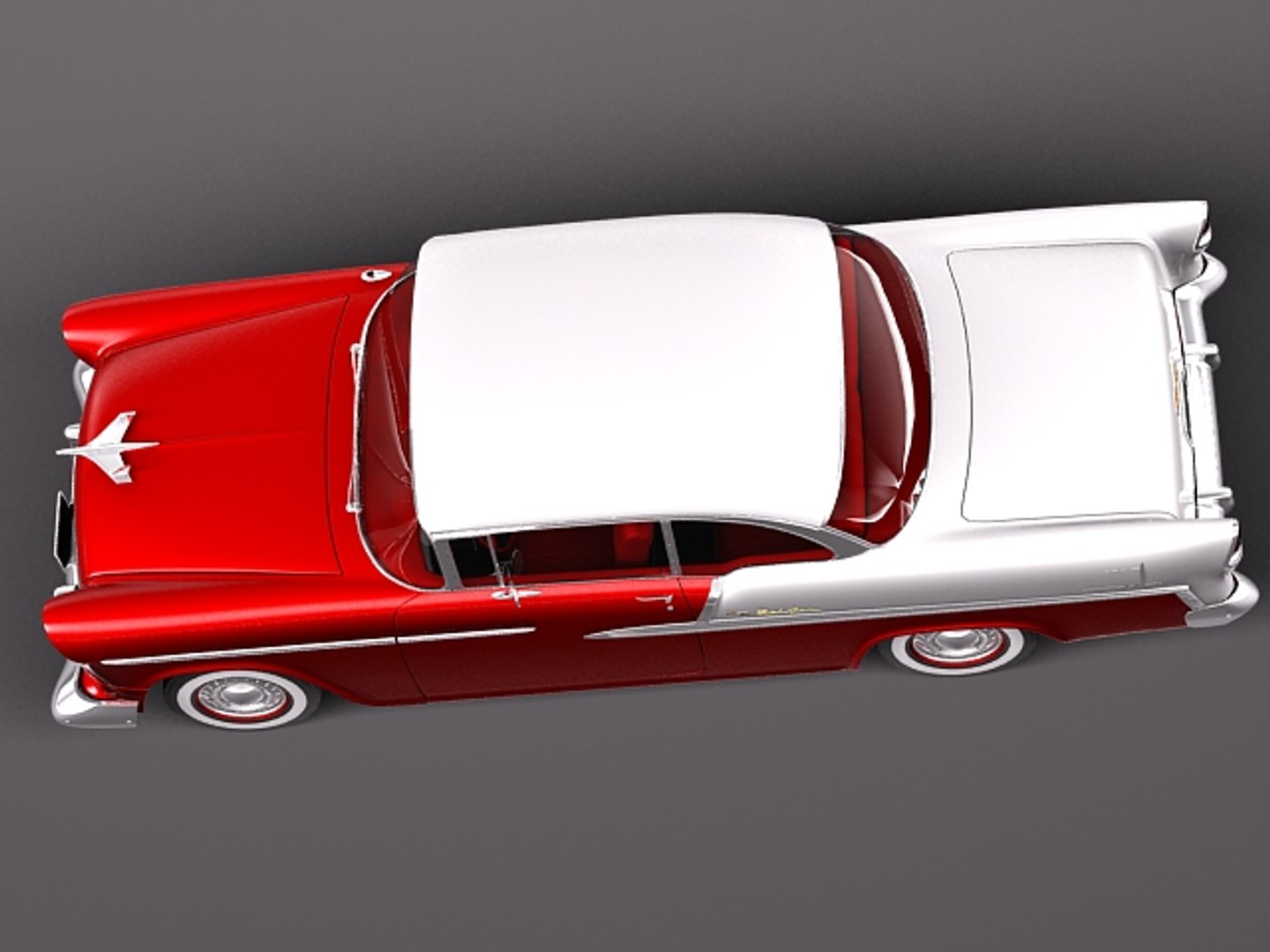 3d Model Chevrolet Bel Air 1955