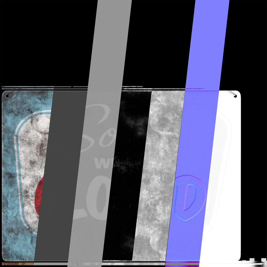 Vintage Open And Closed Signs Collection 3D - TurboSquid 1978273