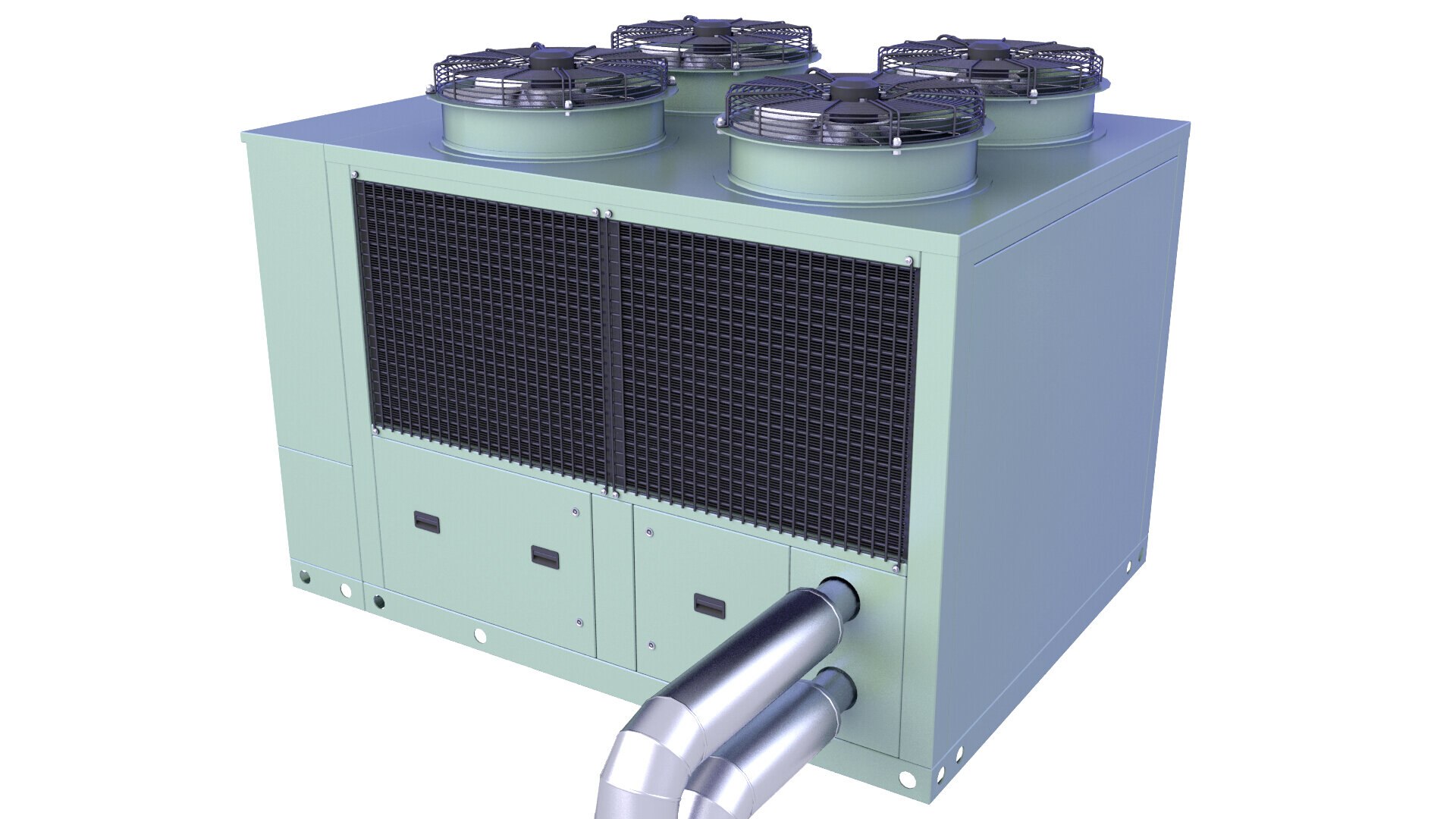 Rooftop Chiller MP 13 3D Model - TurboSquid 2098375