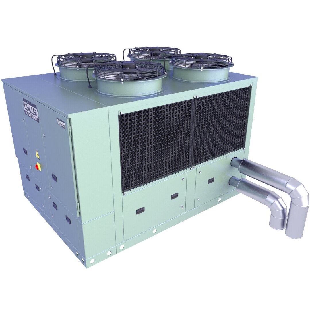Rooftop Chiller MP 13 3D Model - TurboSquid 2098375