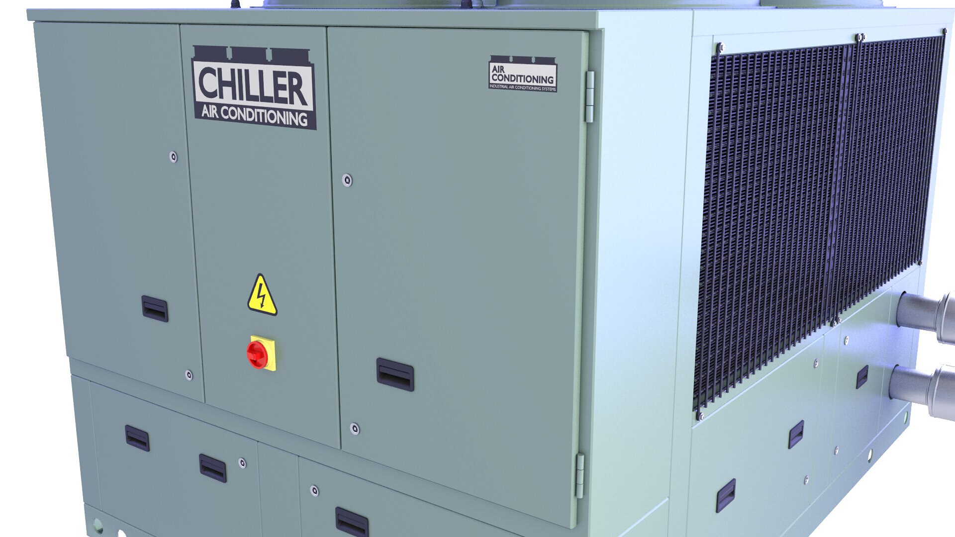 Rooftop Chiller MP 13 3D Model - TurboSquid 2098375