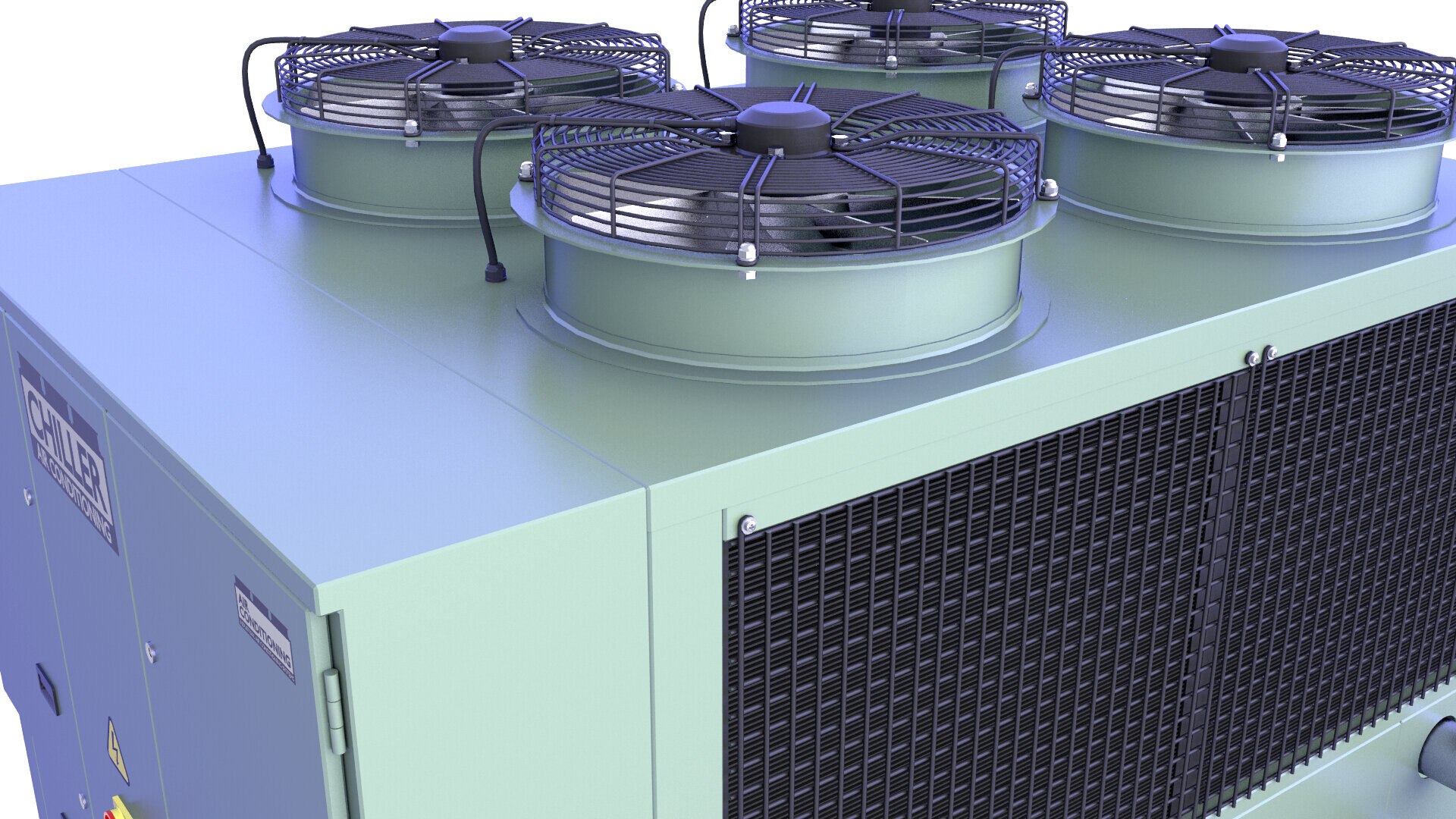 Rooftop Chiller MP 13 3D Model - TurboSquid 2098375