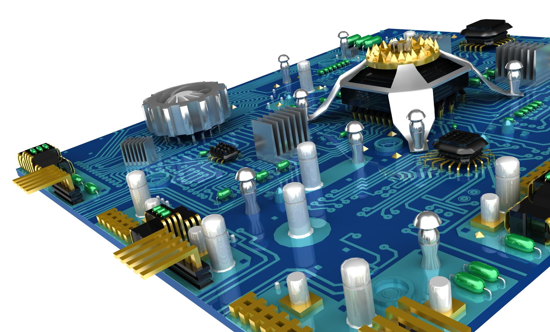 Circuit Broad Collection 3D model - TurboSquid 1831870