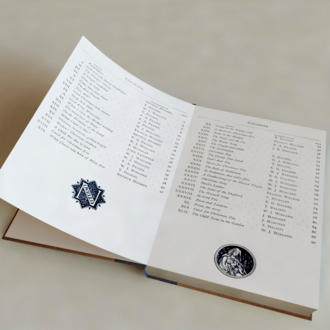 3d book animation model