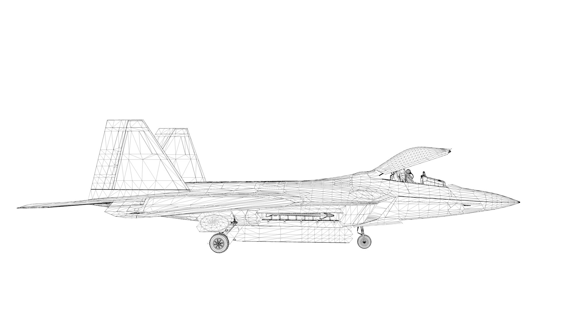 3D Fighter Jet 1 - TurboSquid 2223934