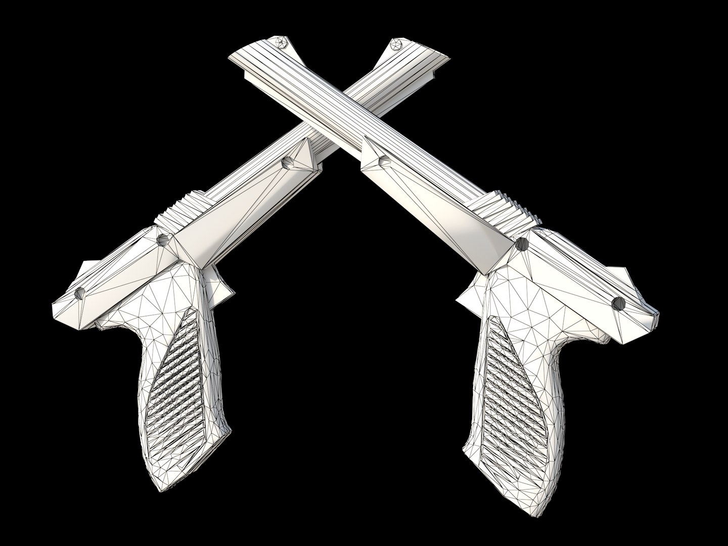 NES Zapper Lowpoly 3D Model - TurboSquid 1928979